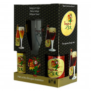 Coffret de bière Belge Brugse Zot 4 bières 33 cl + 1 verre