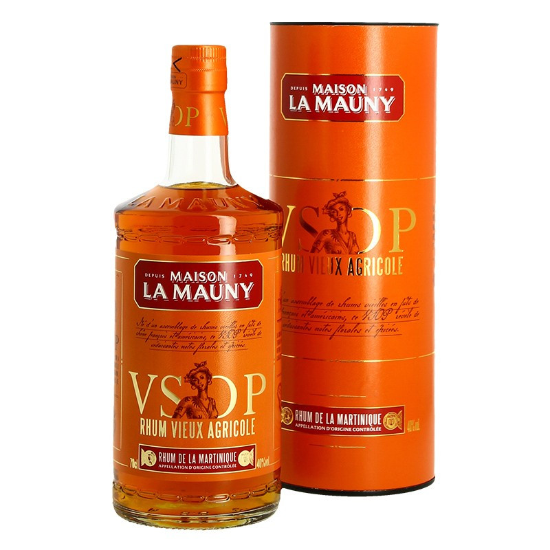 Acheter du rhum de la maison la Maury rhum agricole VSOP de Martinique