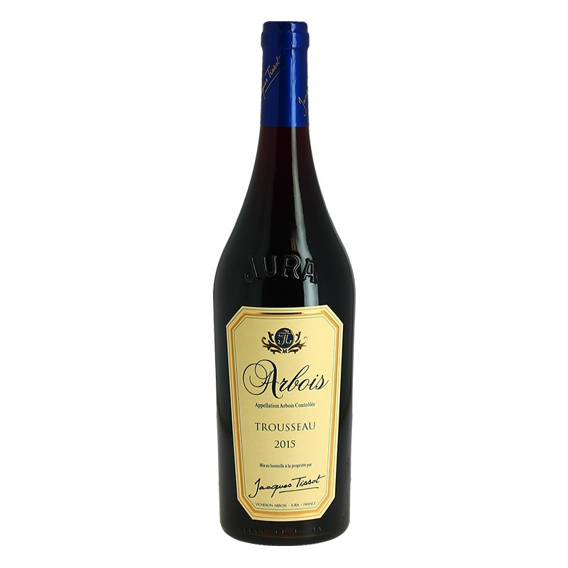 Arbois trousseau vin rouge du jura de chez Jacques Tissot dispo en ligne