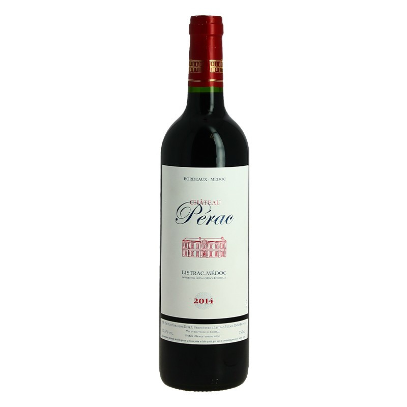 Acheter vin rouge du Château Pérac appellation listeras médoc Bordeaux
