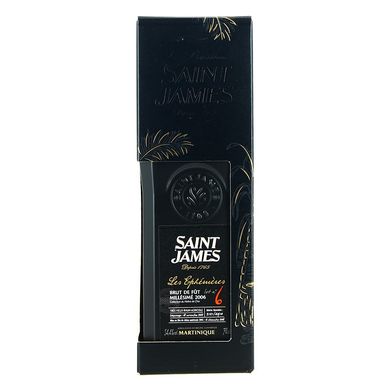 Acheter le rhum Saint James Brut de fût les éphémères N°6 rhum hors d'âge