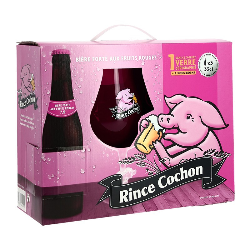 Coffret bière la Goudale 4 bières en 33 cl + 1 verre bière française