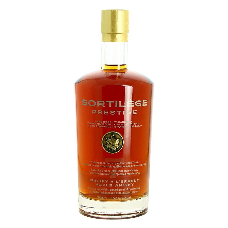 Acheter le Sortilége Prestige Liqueur de Whisky Sirop d'Erable Canada