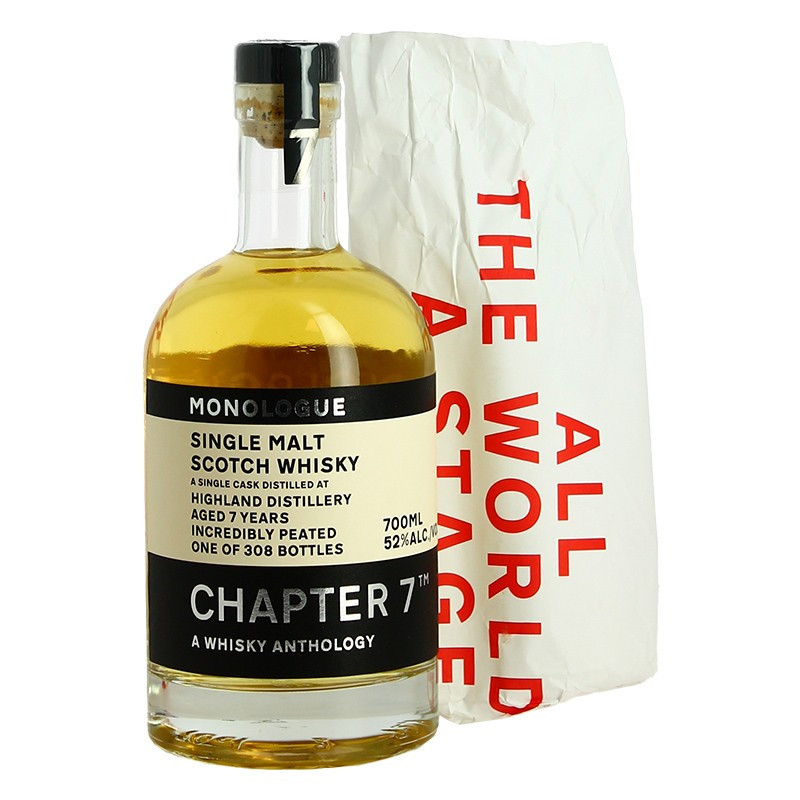 Whisky CHAPTER 7 INCREDIBLY PEATED 7 ANS 70CL 52°
