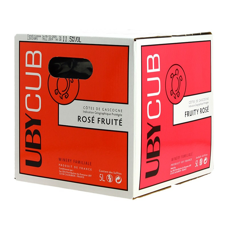 Acheter un BIB de UBY 5 litres rouge des côtes de gascogne