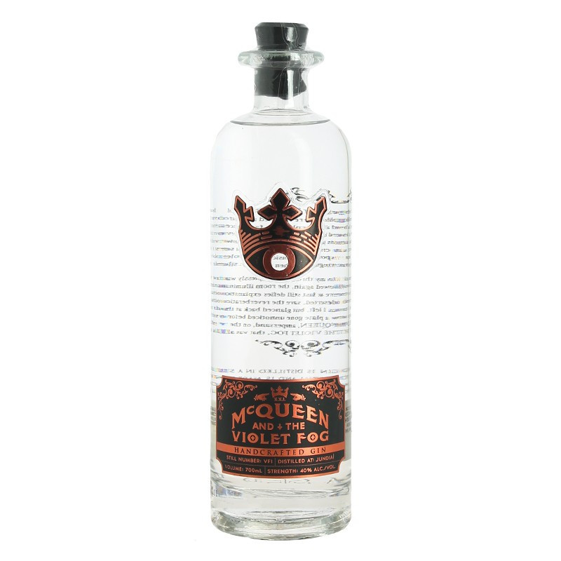 Mc Queen gin and the violet fog Handcrafted gin