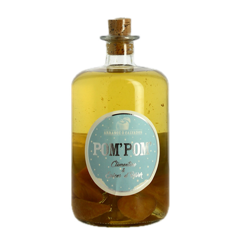 CALVADOS Arrangé Clémentine et Épices hiver POM POM 70 cl
